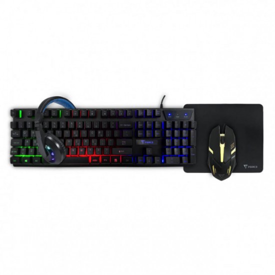 Force Battle Station SET 4 in 1 (keyboard/mouse/headphone/mousepad ...
