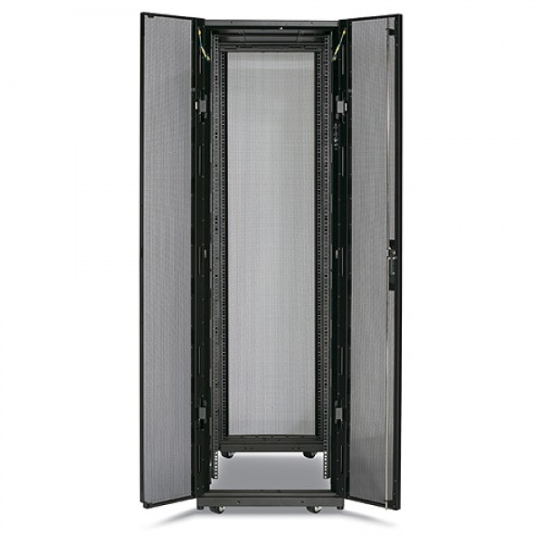 APC NetShelter SX 42U AR3100, 600mm Wide x 1070mm Deep Enclosure with Sides Black