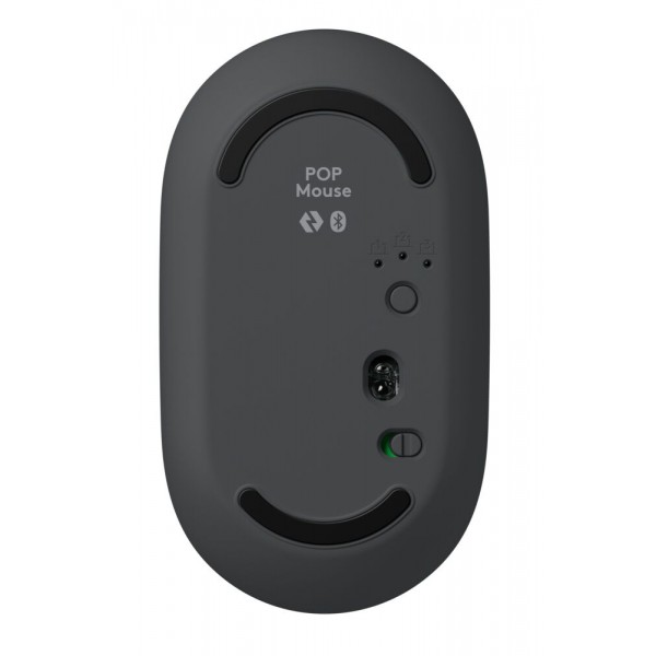 LOGITECH Mouse POP Wireless With Emoji Button Graphite - Gnet.gr