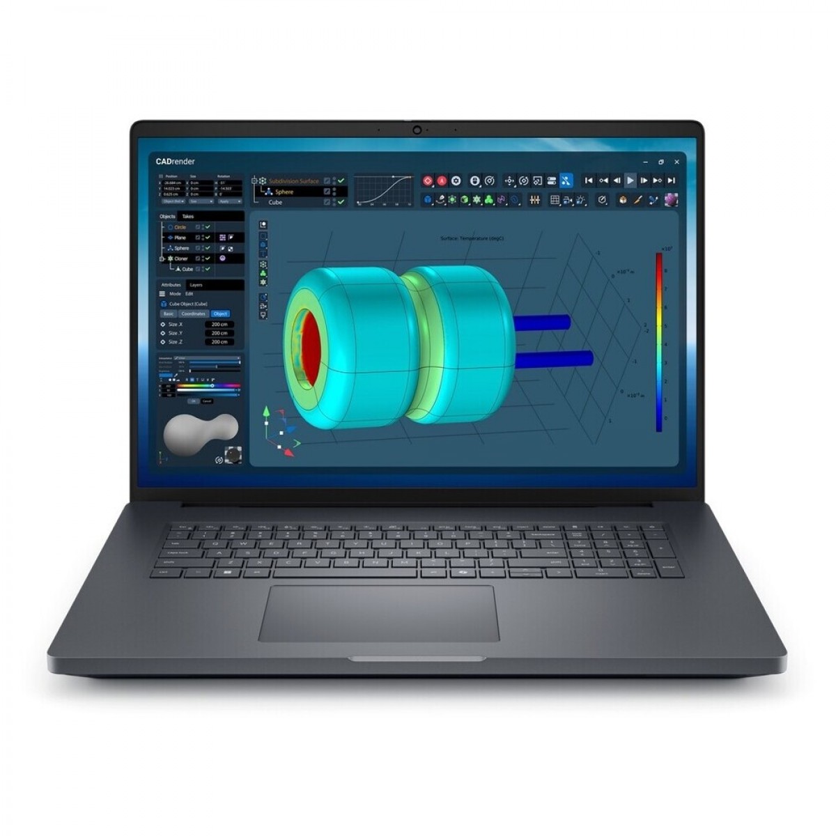 DELL Pro Max 18 Plus MB18250 18'' QHD+/Ultra 7 265HX/32GB/1TB SSD/RTX ...