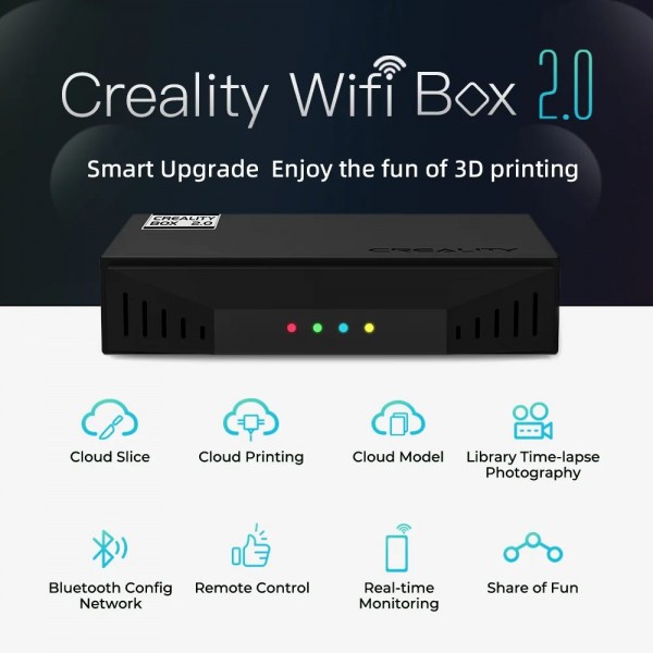 CREALITY Wifi Box 2.0 (With TF Card) Bluetooth Config Network, Remote ...